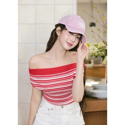 不退换COTA韩代TOMMYJEANS2026春女针织衫T32G1KTO35TWT1 6C31