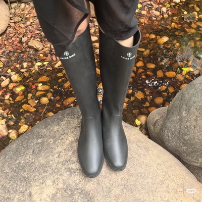 ANINE BING雨鞋女款2025新款夏季防滑耐磨雨靴女款