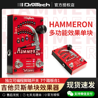 DIGITECH Hammer on 移调琶音降调复音whammy吉他贝斯单块效果器