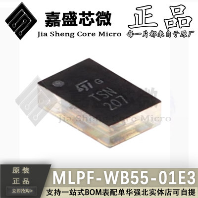 原装正品 MLPF-WB55-01E3 SMD-6P 100MHz RF滤波器 全新现货直拍