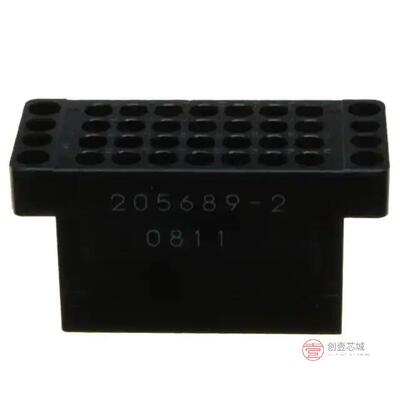 原装正品205689-2全新CONN PLUG HSG 28POS BLK PNL MNT