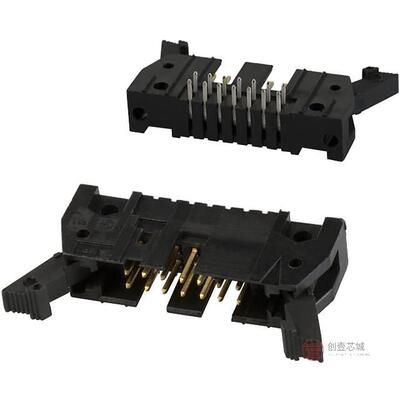 原装5499913-2全新CONN HEADER R/A 14POS 2.54MM正品