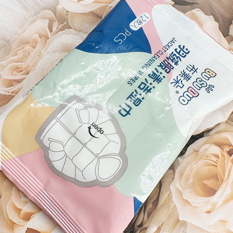 倩挥羽绒服清洁湿巾常规去污免洗除菌便携衣物安全清洁湿巾纸