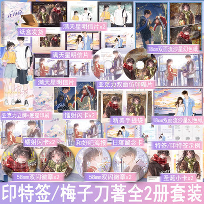 印特签 小游园 梅子刀著全2册套装完 现代青春校园都市言情小说现言文学畅销书正版雨志图书WE-69.8