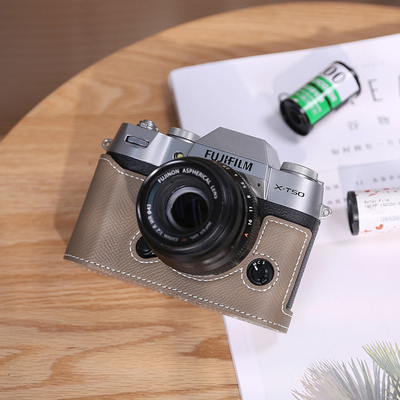 富士XT50保护套XT30三代二代XS20X100VIXT5相机包配件真皮xe5xm5