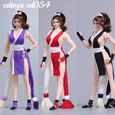 现货cdtoys 1/6女兵人衣服 cd054 不知火舞cosplay服装适用女素体