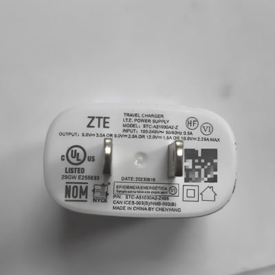中兴 Zte平板 云电脑USB充电器STC-A5930A1 充电头22.5W充电线