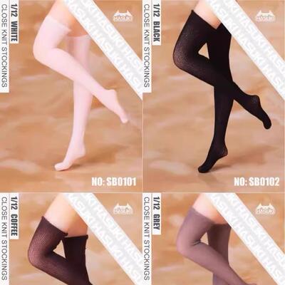 女兵人超薄直筒兵人手办丝袜1/12