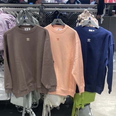 阿迪达斯三叶草男女保暖卫衣