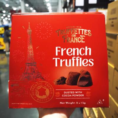 特价开市客代购法国乔慕Truffles/德菲丝松露巧克力原味造型1000g