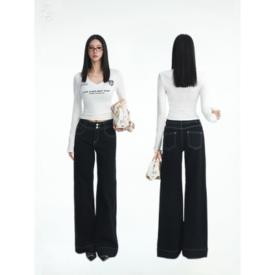 限量Dailyshero*顶配暖炉版——“15.8安一体绒”直筒明线牛仔裤