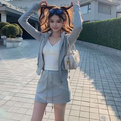 限量【中古city套装】“我的品擅长生活感”工装口袋收腰套装