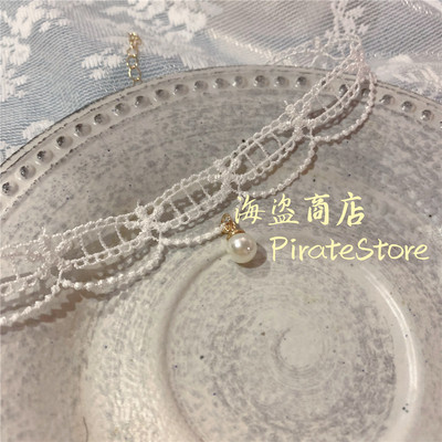 蕾丝珍珠CHOKER日常百搭款项链