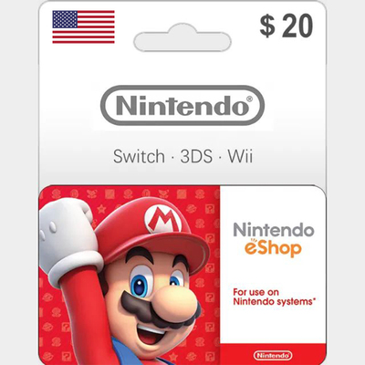 任天堂充值卡$20NintendoeShop