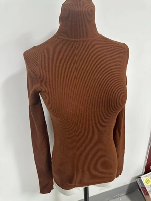 羊毛衫女修身半高领套头毛衣