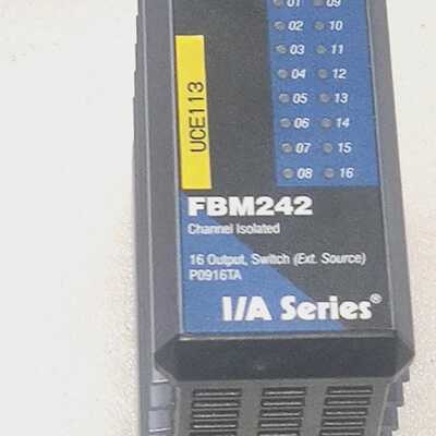 二手FoxboroFBM242P0916TAIA系列通道隔离16输出模块