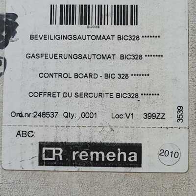 Remeha BIC328 Control Board Gasfeuerungsautomat Carte de Scu