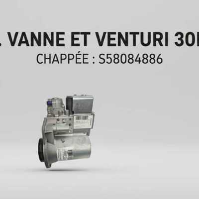 Chappe Ens.vanne et venturi 30kw S58084886