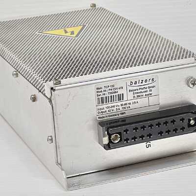 Balzers TCP120 Pump Power Supply 100240VAC to 42V 3.0A PMC01