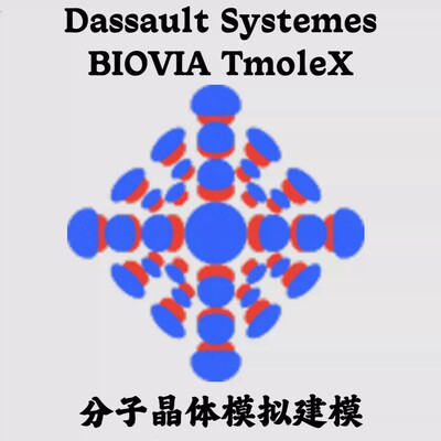 Dassault Systemes BIOVIA TmoleX 2023.1 分子晶体模拟建模