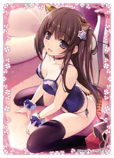 游戏王动漫妹套 兽耳萌娘 karory(C) (EN-569) 卡套 牌套 3W3