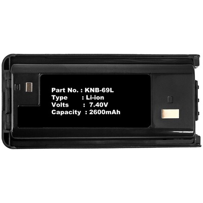 电池Kenwood KNB-69L TK-2400VP TK-3400UP2 TK-2402V16P  NX-340