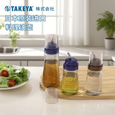 TAKEYA日本简约防漏不锈钢油壶