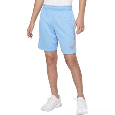 NIKE/耐克儿童夏季透气速干训练运动休闲短裤DM8537-010-412