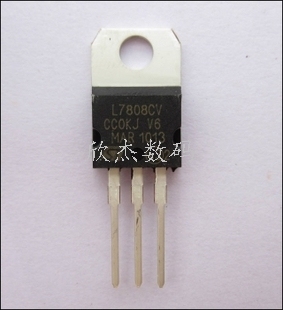 L7808CV 三端稳压 KA7808稳压管 LM7808 TO-220 稳压芯片质量保证