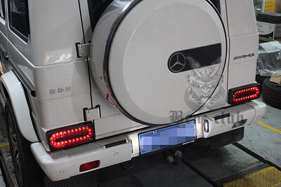 奔驰大G W463 G320G350G500G55G63G65 改装 LED 后 尾灯总成 台产