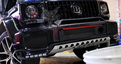 W463 G63 G65 Edition 463版 改装 Bra*us LED 前唇 包角 杠灯