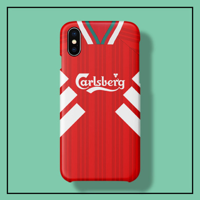 93-95年利物浦复古球衣杰拉德iPhone11ProXRXsMax8Plus76S手机壳