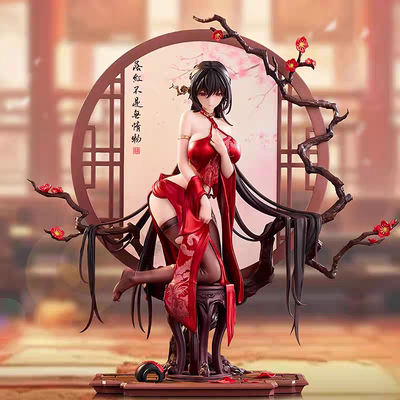 漫笙现货BearPanda 国风系列 第二弹 周年款 落红 1/6 手办模型