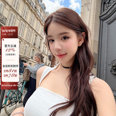 viola【封神吊带】爆显胸非常权威Ama*U科技压感面料NB背心性感