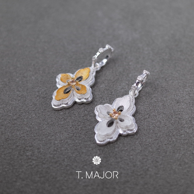 鎏金系列瑞曜双色点缀吊坠