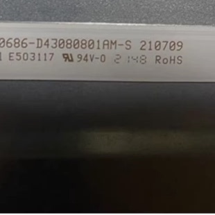 组装43寸JJ-0686-D43080801AM-S 210709 JC-1 E503117灯条液晶LED