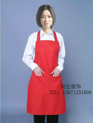 围裙印字服务员餐厅围腰定制logo