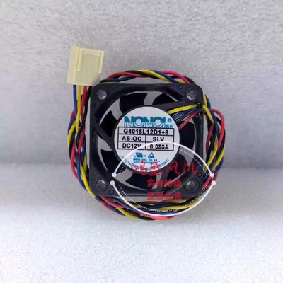 全新NONOISE 4015 G4015L12D1+6 DC12V 0.080A 音响设备散热风扇