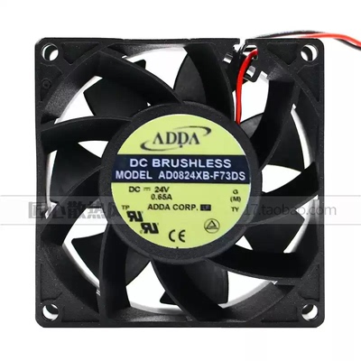 协喜/ADDA 8cm 8038 24V 0.65A AD0824XB-F73DS 变频器 散热风扇