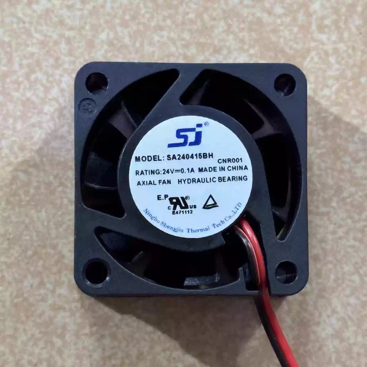 全新现货 SJ SA240415BH BL 24V 0.1A 4CM 4015变频器散热风扇