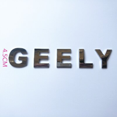 吉新款利博瑞博越帝豪GL大号GEELY英文字母后围标机盖改装