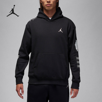 Nike/耐克正品JORDAN运动男士训练加绒保暖连帽卫衣FN4617