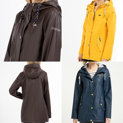 德国户外风衣雨衣冲锋衣连帽外套