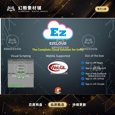 Unity EzCloud - The Complete Cloud Solution for Unity 1.1.0