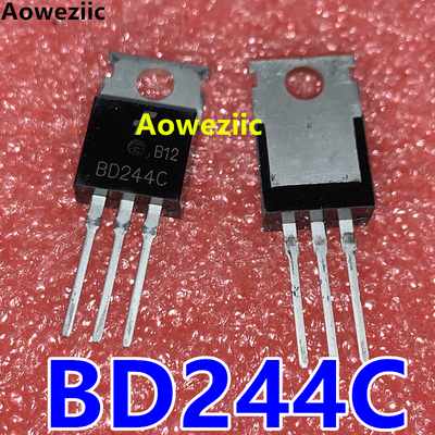 BD244C BD244 TO-220 100V/6A/65W PNP功率晶体管功率三极管 正品