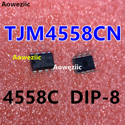 TJM4558CN 丝印 4558C DIP-8 直插 双路运算放大器 通用运放芯片