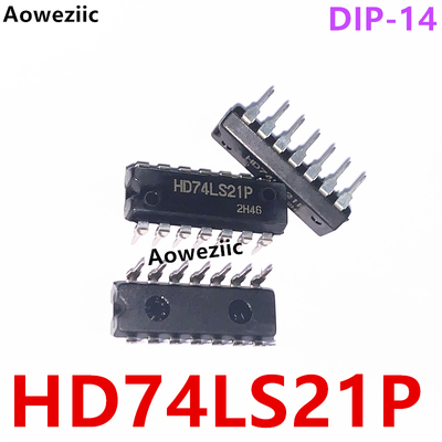 HD74LS21P 直插 DIP-14 74LS21 2 通道 4 输入 双极与门 进口原装