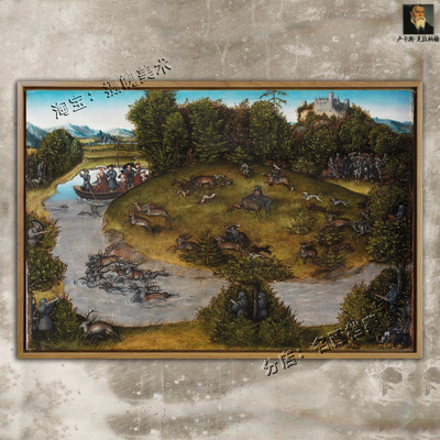 围猎牡鹿 Stag Hunt of Elector Friedrich III the Wise卢卡斯画