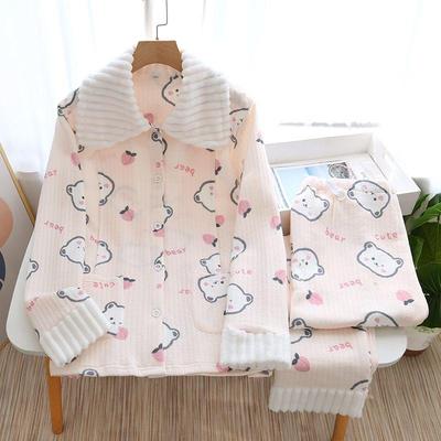 月子服四季款空气棉哺乳衣家居睡衣