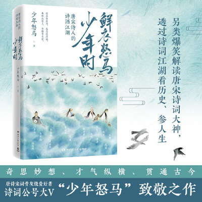赠书签+海报鲜衣怒马少年时 唐宋诗人的诗酒江湖 少年怒马 三十位诗词大神唐宋书法及绘画文学中国古诗词鉴赏书籍正版